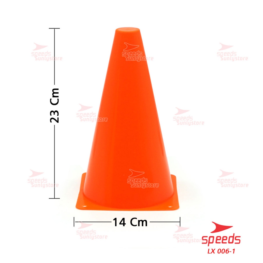 Jual SPEEDS Cone Kerucut Penanda Olahraga ukuran 32cm Model Berlubang ...