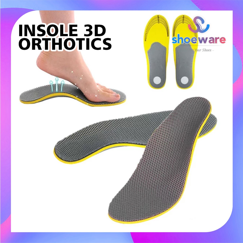 Jual Insole Sepatu Kaki Datar Kualitas Premium Insole 3D Premium ...