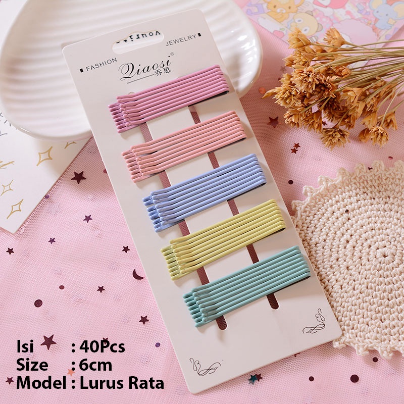 Jual 36 / 60PCS - JEPITAN LIDI KOREA / JEPIT RAMBUT LIDI / PIN RAMBUT ...