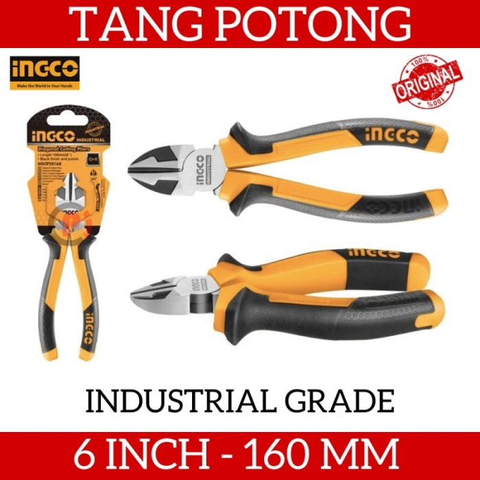 Jual ORIGINAL INGCO Tang Kombinasi Potong Jepit Long Banyak Ukuran ...