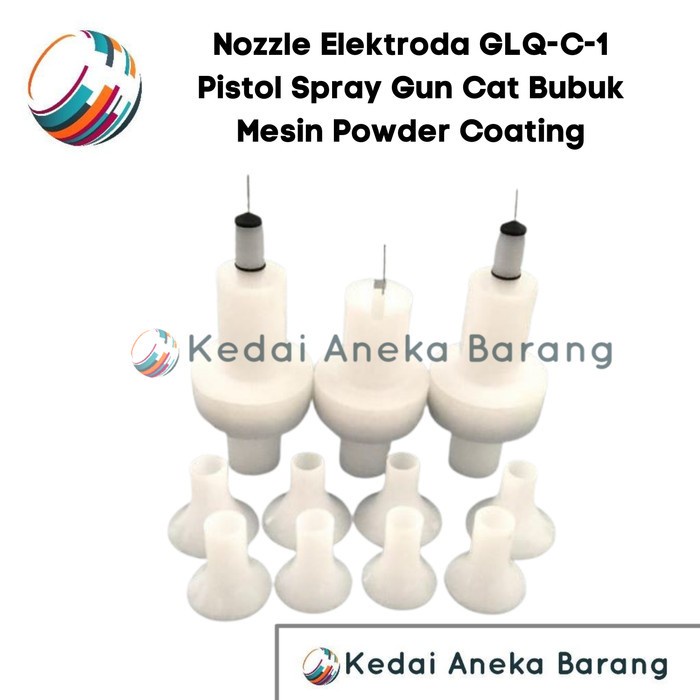 Jual Nozzle Elektroda Electrode Spray Gun Semprotan Powder Coating GLQ ...