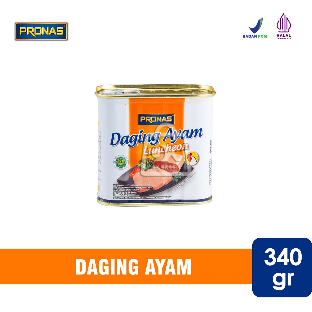 Jual Luncheon Ayam Pronas / Daging Ayam Luncheon Kaleng (340 gr ...