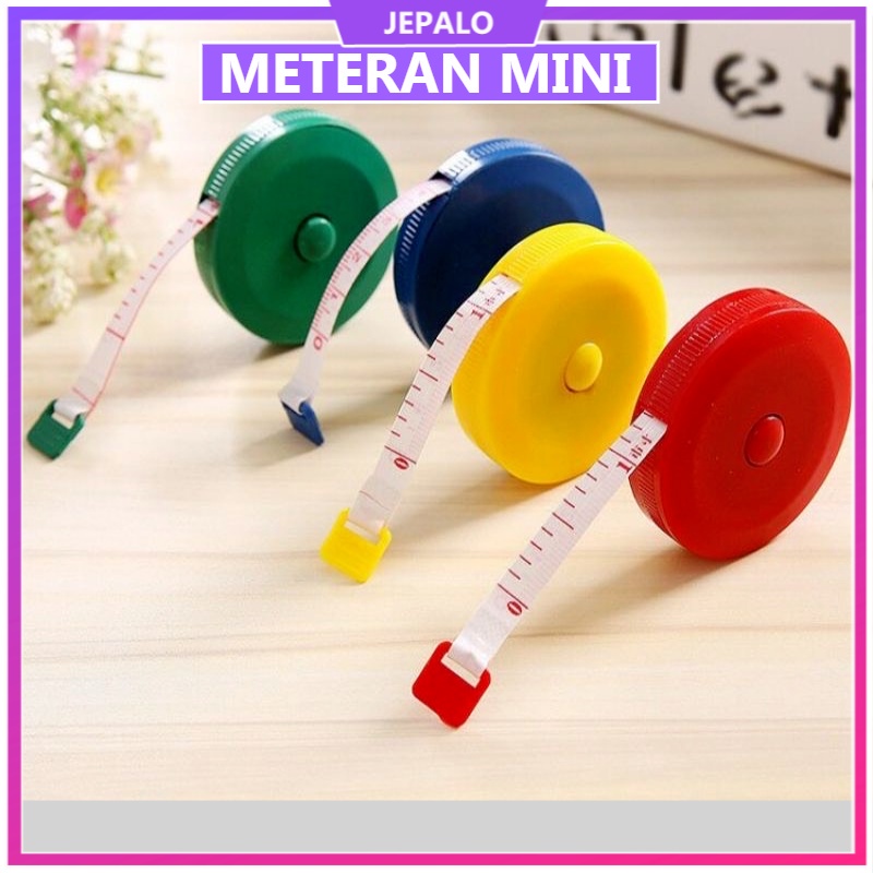 Jual Meteran Gulung mini / Meteran Baju 1.5m Gulung Mini Roll Putar ...