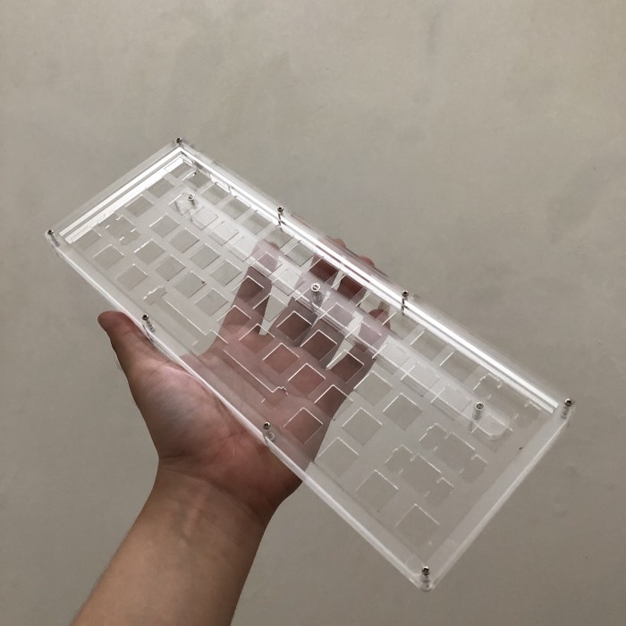 Jual Custom Case Sandwitch keyboard Mechanical Akrilik VortexSeries VX5 ...