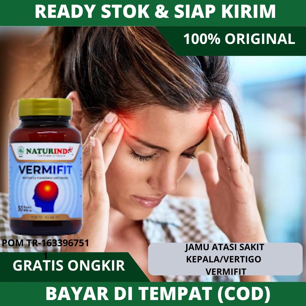 Jual Obat Vertigo Menahun Migrain Pusing Keleyengan Sakit Kepala ...