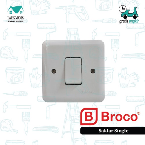 Jual Saklar Broco Saklar Broko Single Saklar Single Saklar Double ...