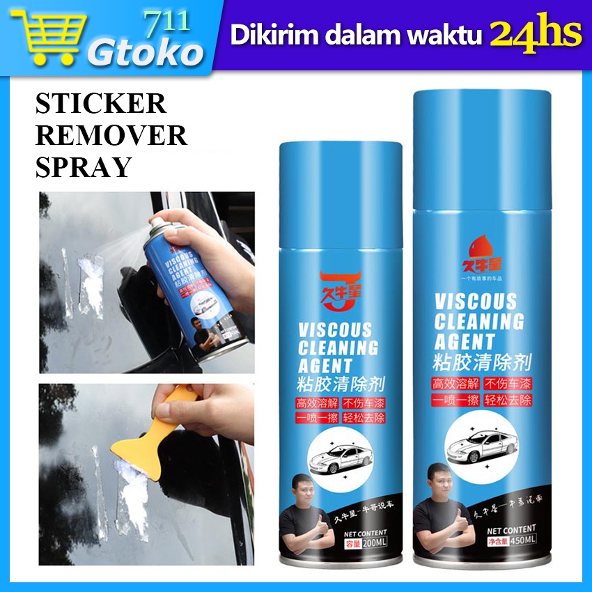 Jual Glue Sticker Remover Spray Penghilang Pembersih Lem Stiker Mobil ...