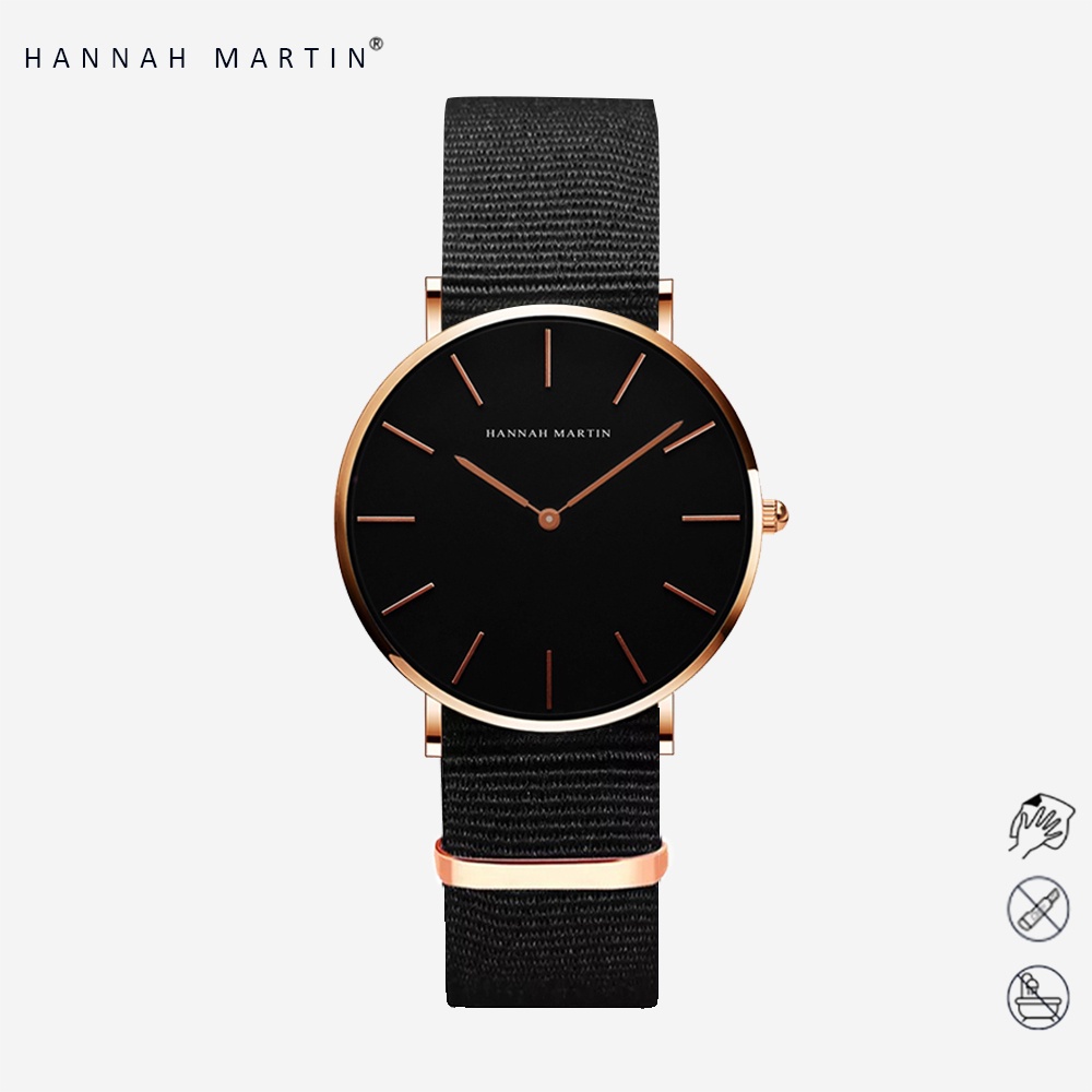 Jual HANNAH MARTIN Jam Tangan Wanita 100% Original Sangat tipis Cewek ...