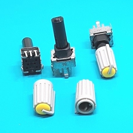 Jual Knob + Potensio Matsushita Japan A5K Mono Vertical Segi Potentio ...