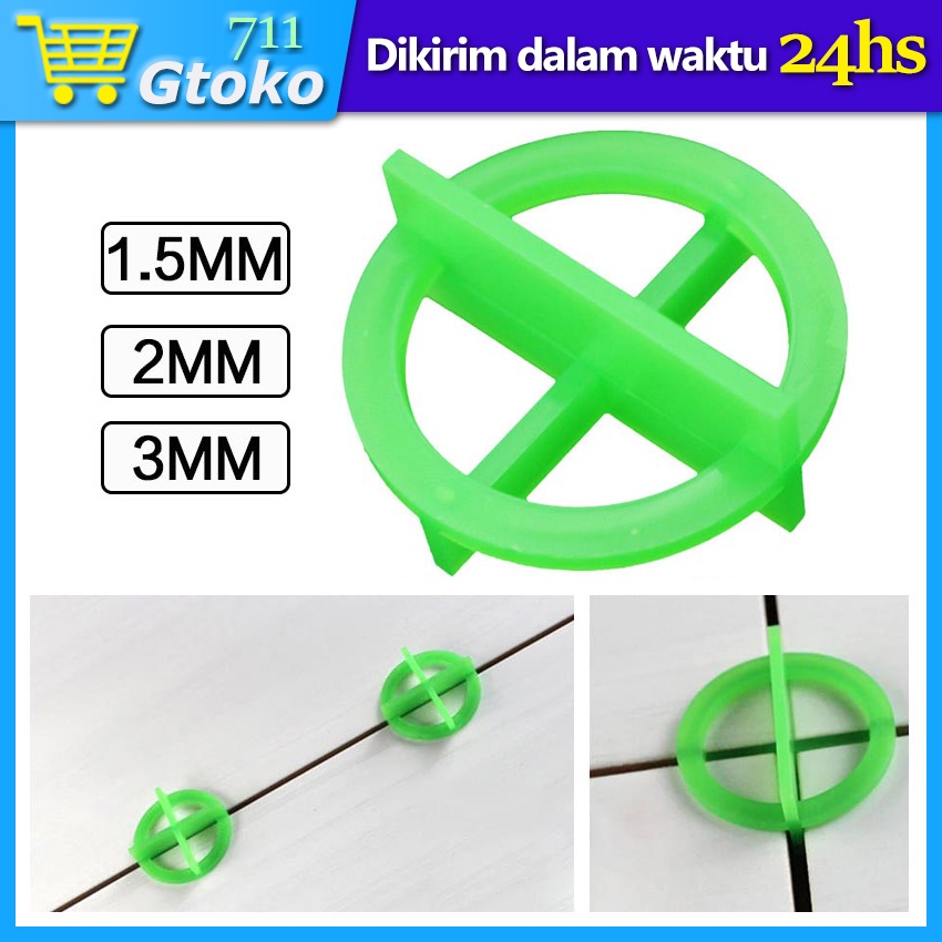 Jual T Cross Tile Spacer Alat Perapi Nat Keramik Reusable 1.5mm/2mm/3mm ...