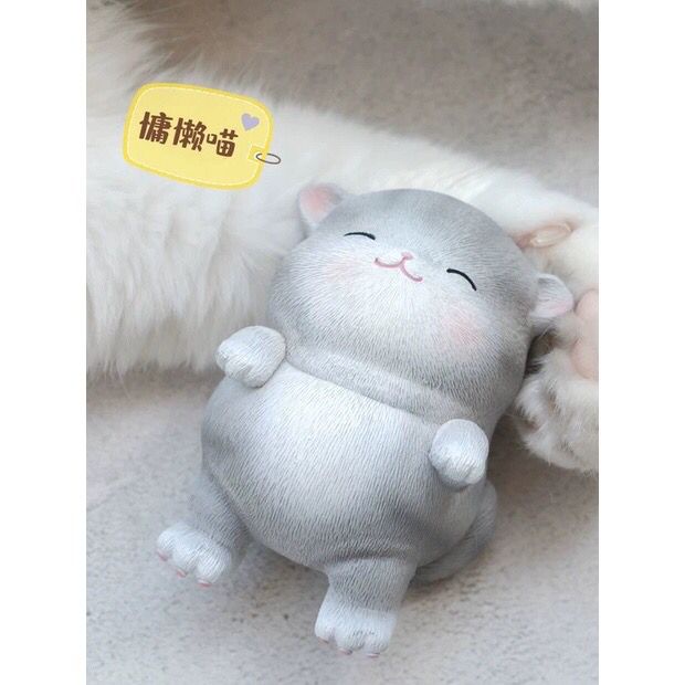 Jual Miniatur Gembul Kucing Lucu Cat Hiasan Miniatur Figuran Satuan ...