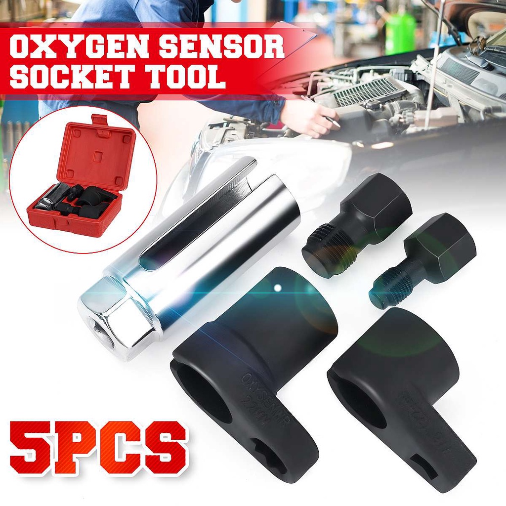 Jual 3 pcs 5 pcs Sensor Oksigen Soket Kunci Pas Alat Kit Sensor Oksigen ...