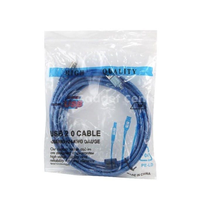 Jual Kabel USB Printer Panjang 5 Meter | Kabel Printer | Shopee Indonesia