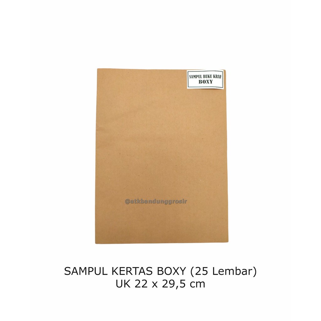 Jual Sampul KERTAS M&G B5 Kraft Polos Buku Besar Ukuran BOXY / Big Boss ...