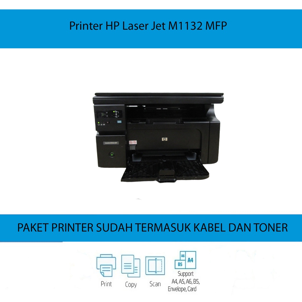 Jual Printer HP Laser Jet M1132 MFP A4 print Scan Copy - Alat Cetak ...