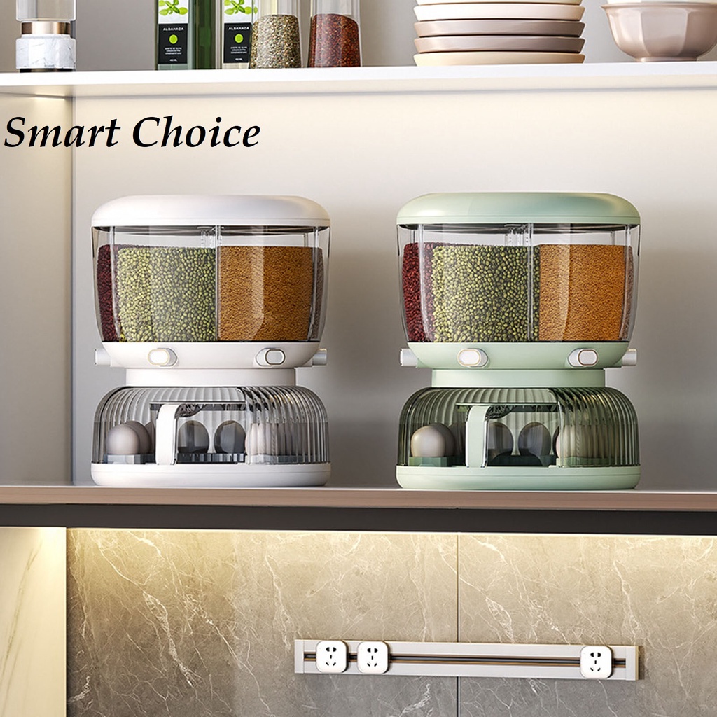 Jual SMART CHOICE Dispenser Beras atau Kacangan Dengan Model 6 Sekat ...
