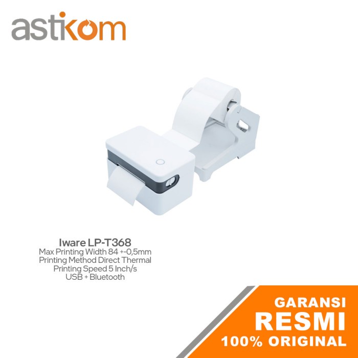 Jual Printer Thermal Label Resi Iware LP-T368 USB+Bluetooth IOS Android | Shopee Indonesia