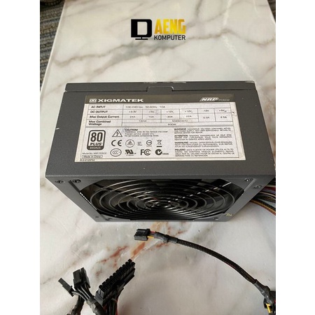 Jual Power Supply PSU Power Suplay PC 600 Watt 80 PLUS BRONZE Merk XIGMATEK NRP PC602 Mantap ...