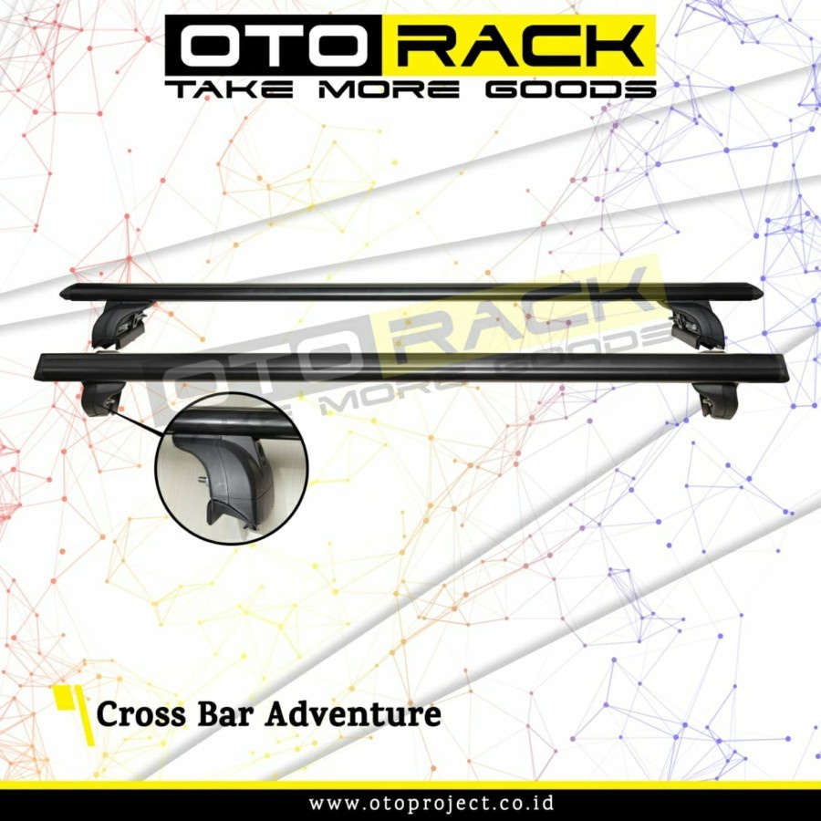 Jual OTORACK Cross Bar Sporty Pro Tour Premium Adventure Crossbar Kaki Rack Mobil Jepit Body ...