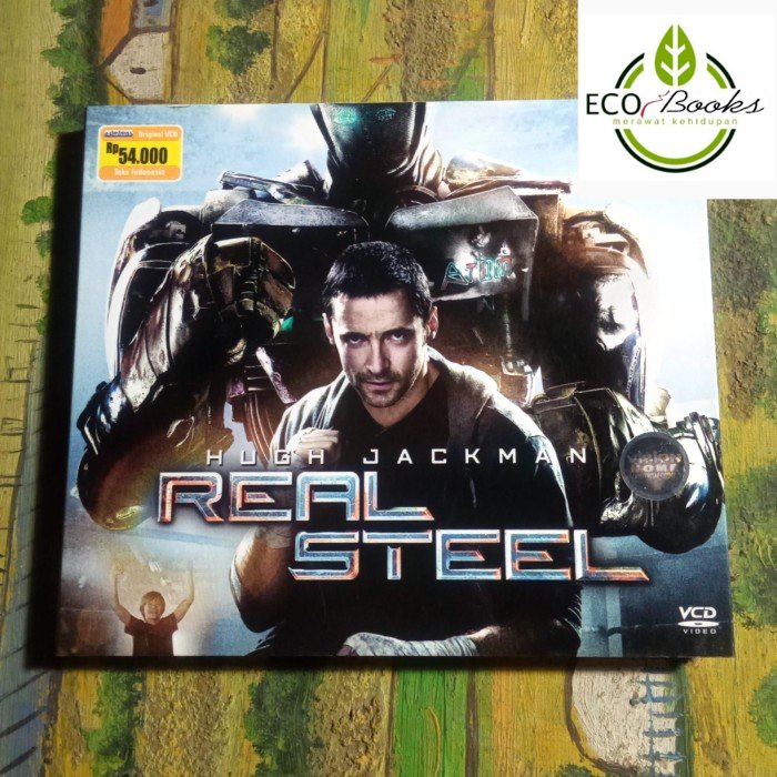 Jual Ecobooks - VCD Real Steel - Hugh Jackman | Shopee Indonesia