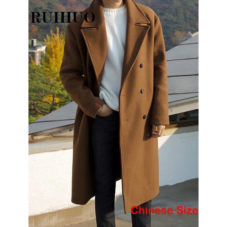 Jual Jas jubah blazer panjang pria keren long coat selutut terbaru ...
