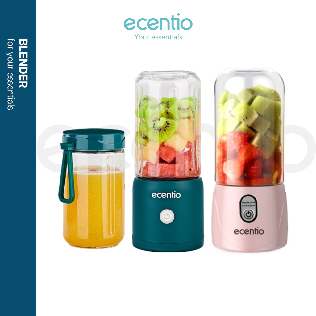 Jual ecentio Kaca blender Portable 6 / 8 mata pisau Juicer cup 380/380+380/410ml Usb jus ...