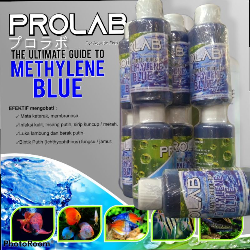 Jual methylene blue 100ML / methylene blue 100ml / obat biru merk prolab | Shopee Indonesia
