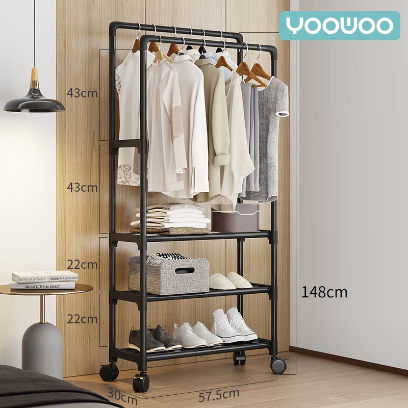 Jual YooWoo rak gantungan baju / stand hanger / Rak Gantungan Stand ...