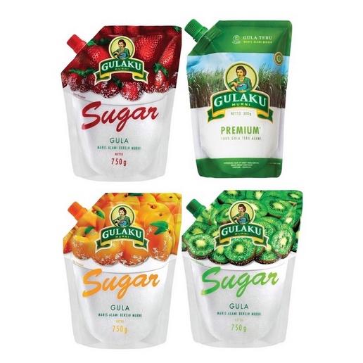Jual gulaku premium pouch 700 gram / gulaku gula pasir pouch 750 gr ...