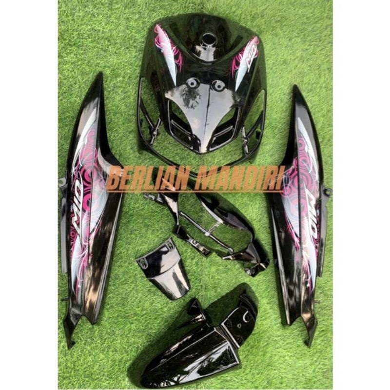 Jual cover full Body halus yamaha Mio Smile Hitam biru putih merah ...