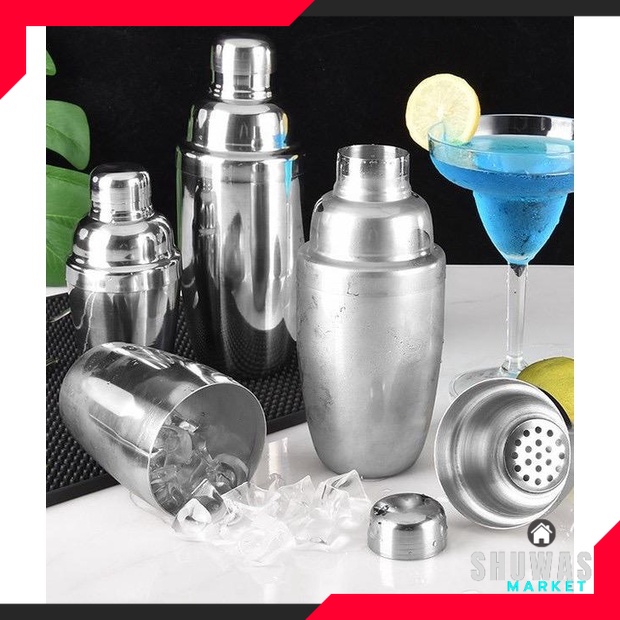 Jual SHUWAS Botol Shaker Pengocok Minuman Cocktail Milk Shake Peralatan ...