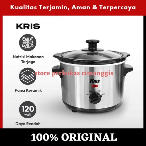 Jual Kris 1.5 Ltr Slow Cooker - Silver | Shopee Indonesia