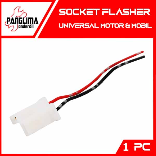 Jual Socket Flasher Mobil Motor Soket Flaser Sen Sein Bintik 2 Pin ...