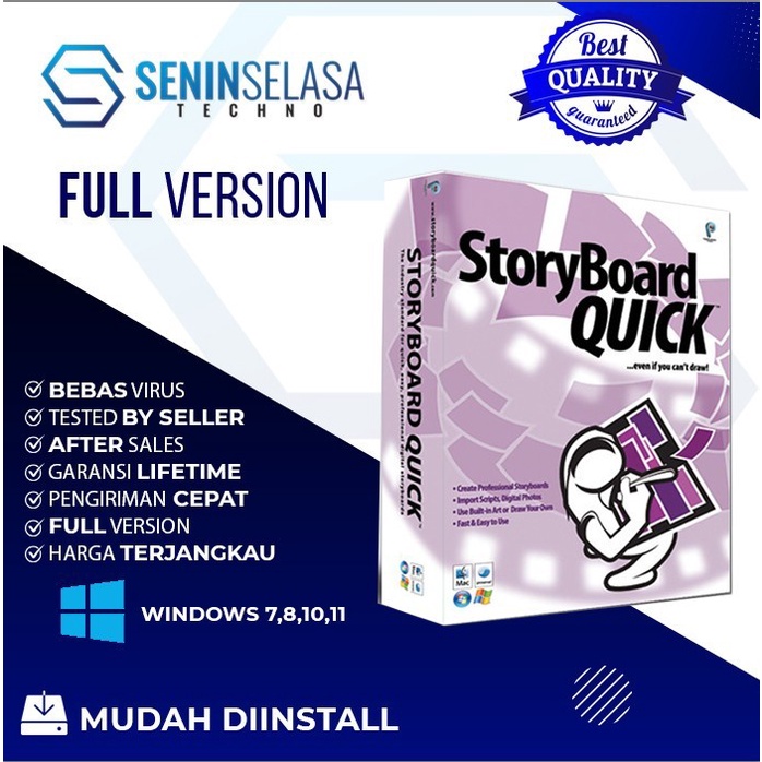 Jual Software Membuat Papan Alur Cerita: StoryBoard Quick 6 [WIN ...