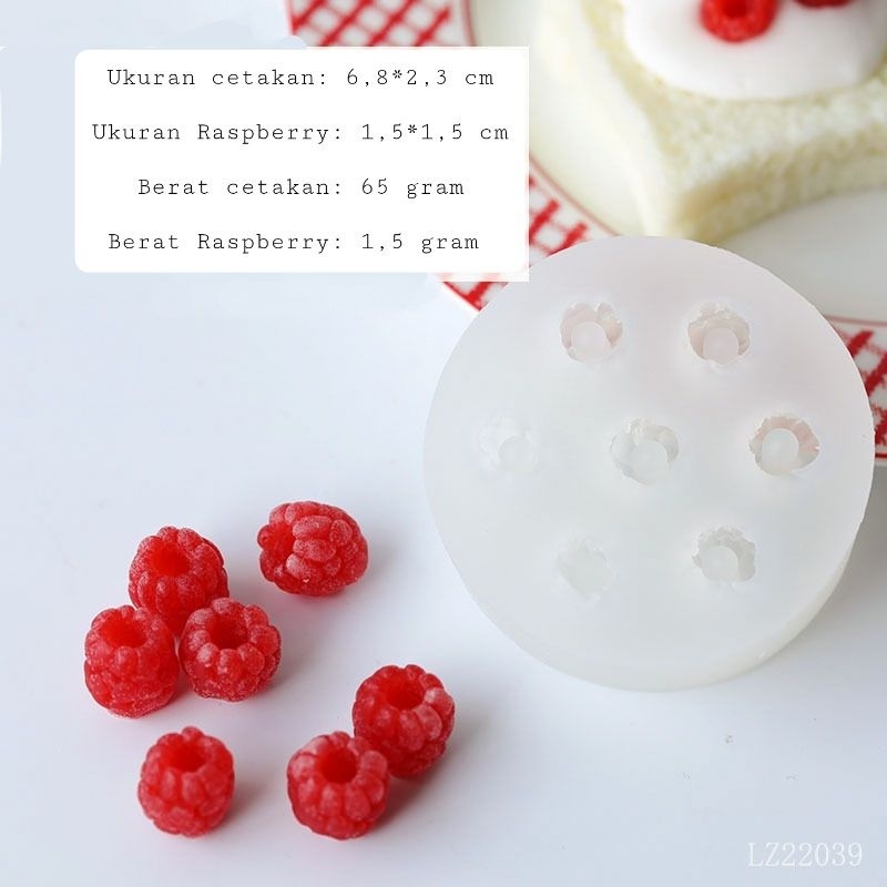 Jual Cetakan Strawberry Blueberry Raspberry Silikon Silicone Mold Fruit ...