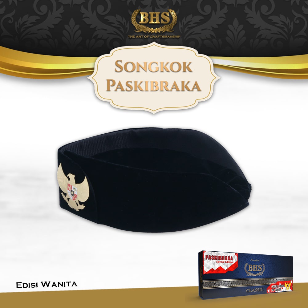 Jual Songkok Peci BHS Paskibraka Special Edition Wanita 2023 Tinggi 8 ...