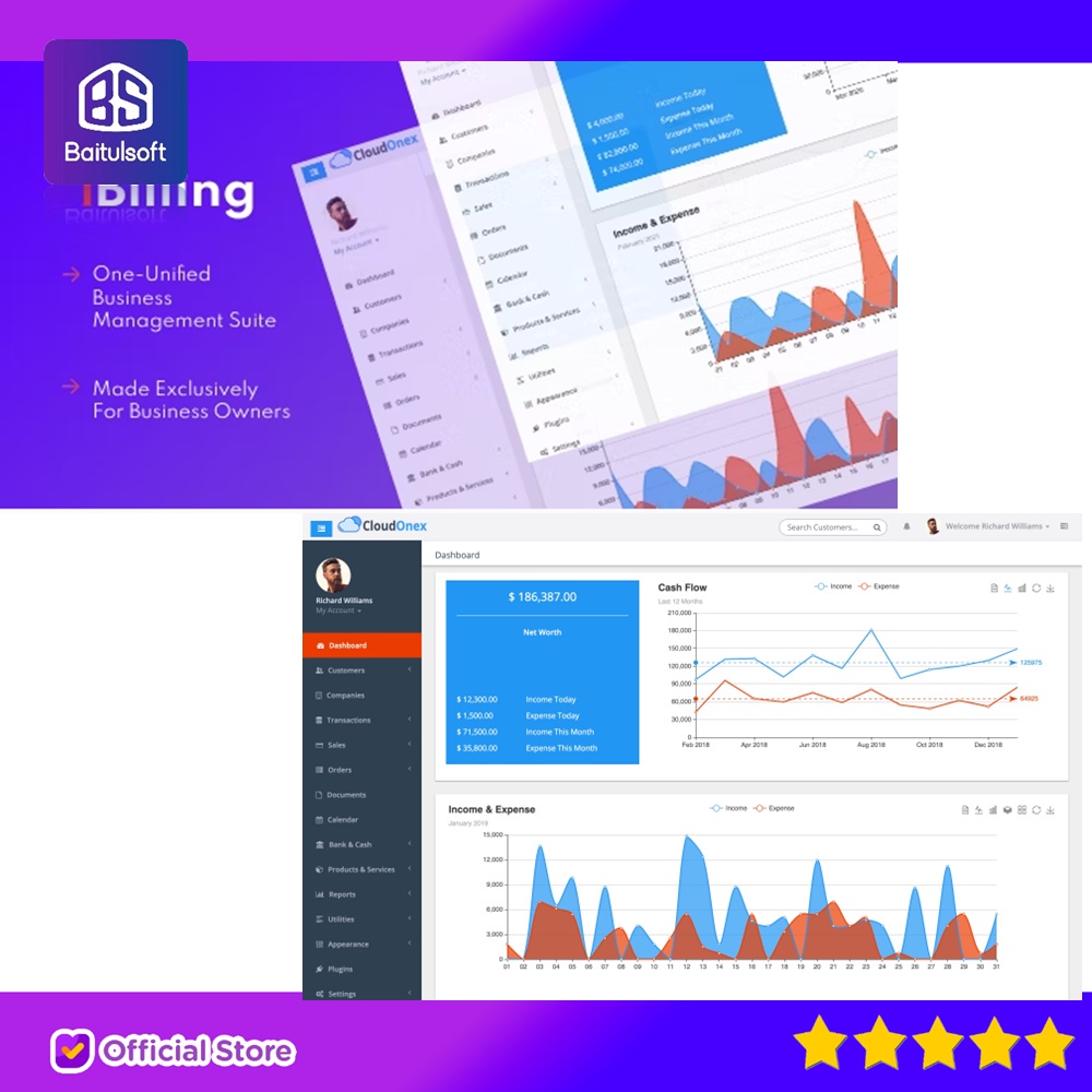 Jual SOURCE CODE APLIKASI IBILLING - CRM, ACCOUNTING AND BILLING ...