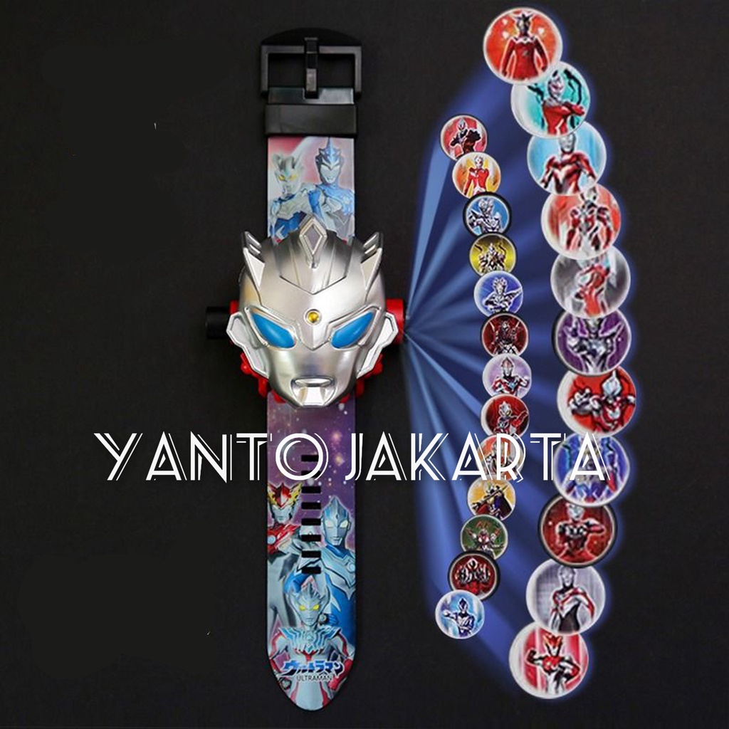 Jual JAM TANGAN ANAK LAKI LAKI ULTRAMAN Z PROYEKTOR 24 GAMBAR | Shopee ...