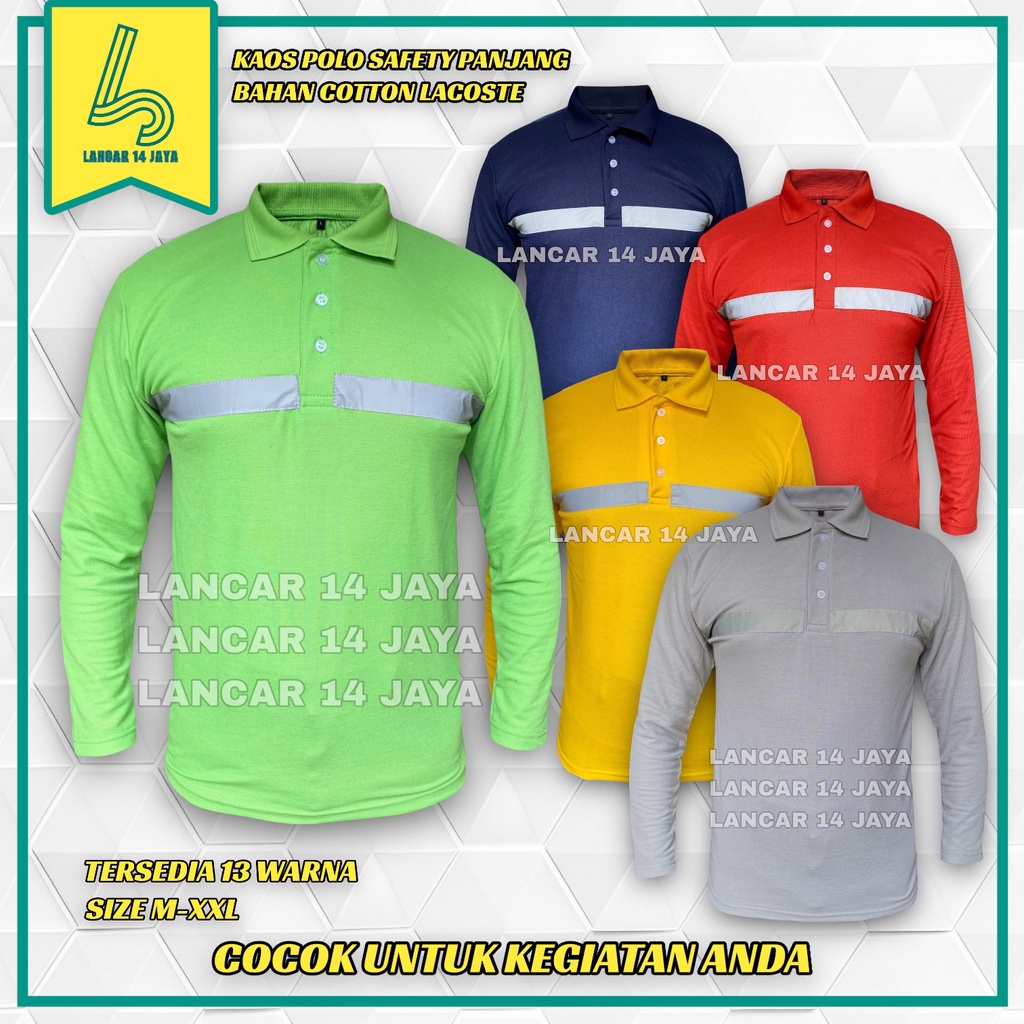 Jual Kaos Safety Proyek Skotlet Tangan Panjang - Kaos Lapangan Terbaru ...
