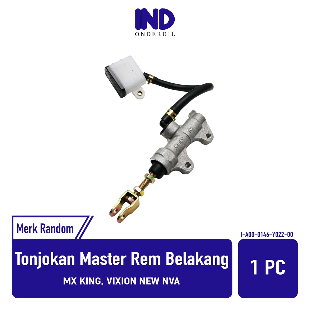 Jual Tonjokan Master Rem Belakang Assy Vixion New NVA & MX King Dengan Rumah Minyak Rem Tabung ...