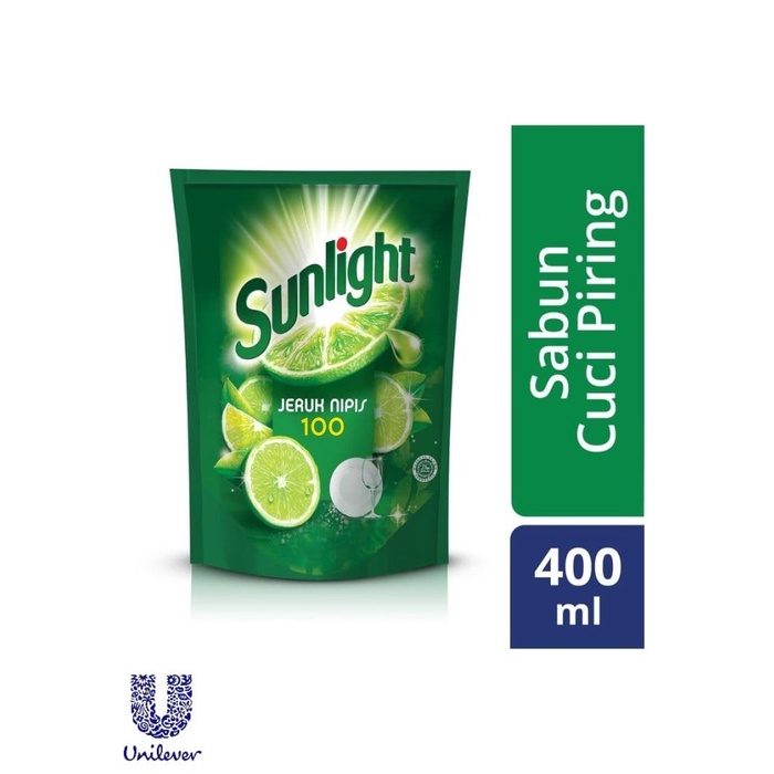 Jual Sunlight Cairan Pencuci Piring Jeruk Nipis 400Ml | Shopee Indonesia
