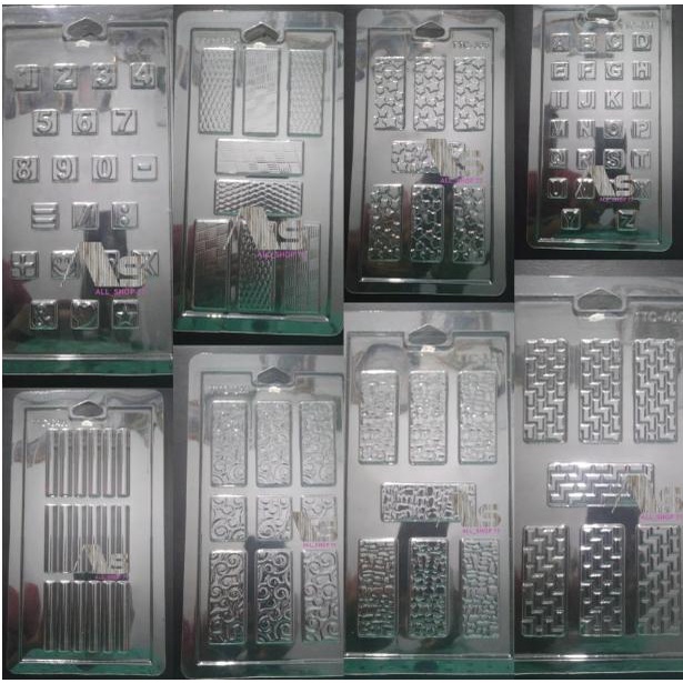 Jual CETAKAN PAGAR COKLAT CAMPUR / BINTANG / HURUF / ANGKA / BATIK ...