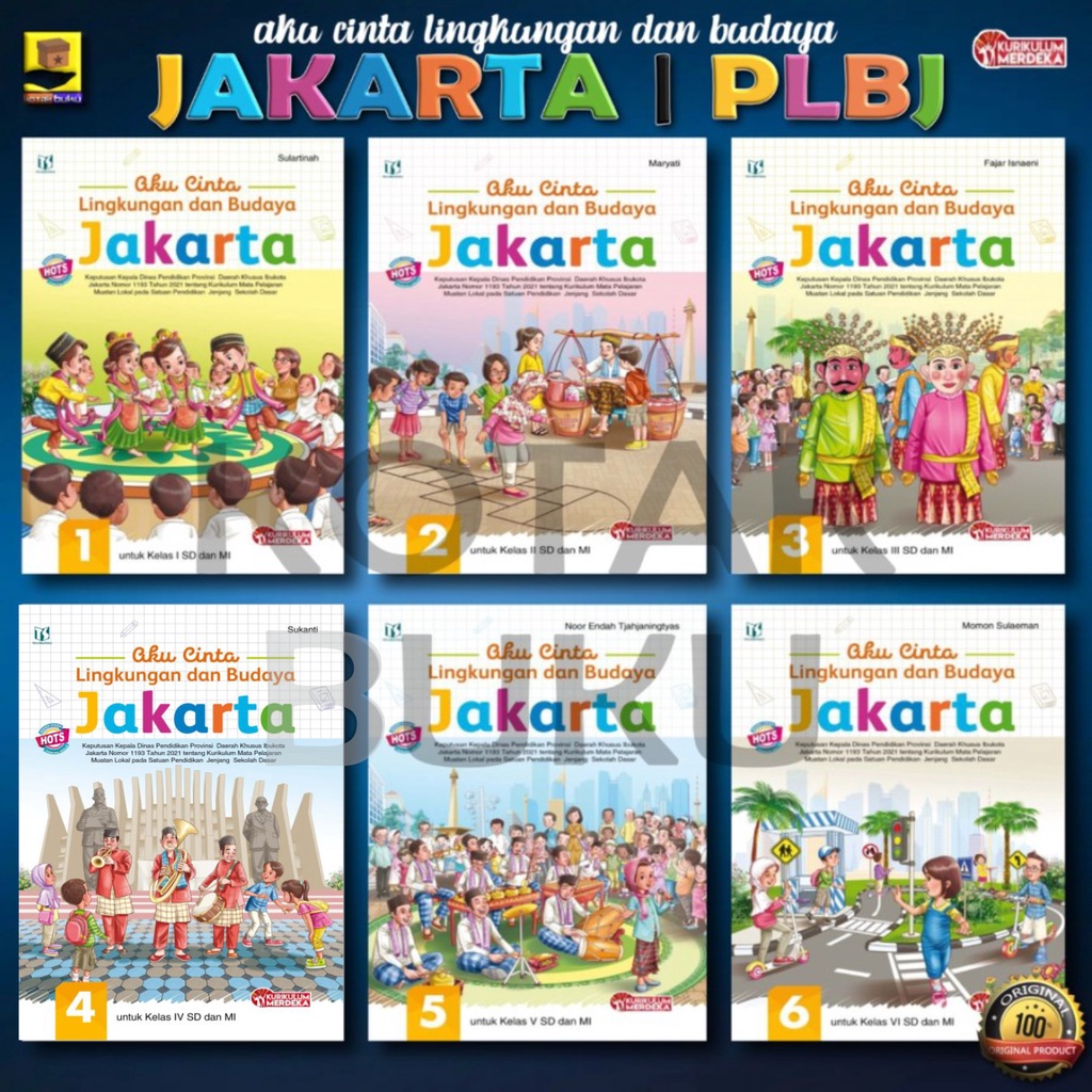 Jual Buku PLBJ Kelas 1 2 3 4 5 6 / AKU CINTA LINGKUNGAN DAN BUDAYA ...