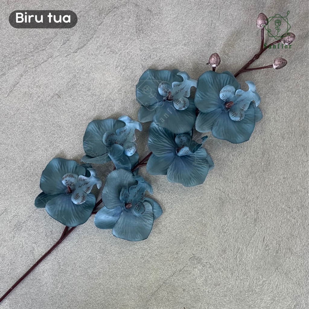 Jual BUNGA ANGGREK K6 / ORCHID ARTIFICIAL FLOWER HIASAN PELAMINAN ...