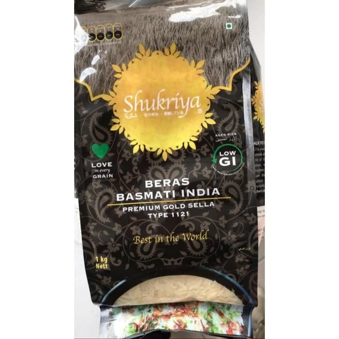 Jual Beras Basmati Shukriya 1 kg | Shopee Indonesia