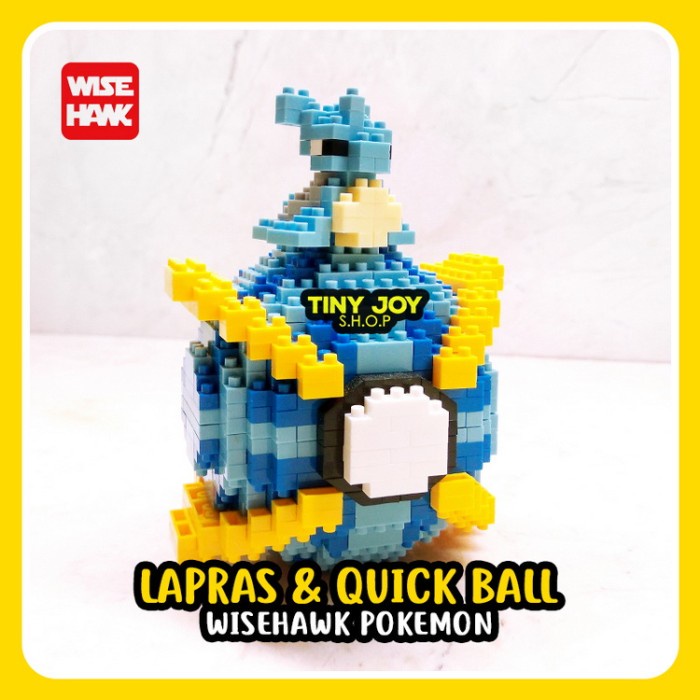 Jual Lego WISEHAWK Lapras Pokeball 2537 POKEMON Nanoblock Loz Wise Hawk ...