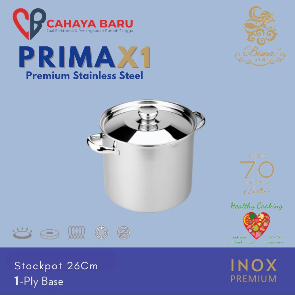 Jual BIMA PRIMA STOCKPOT 26CM | Shopee Indonesia