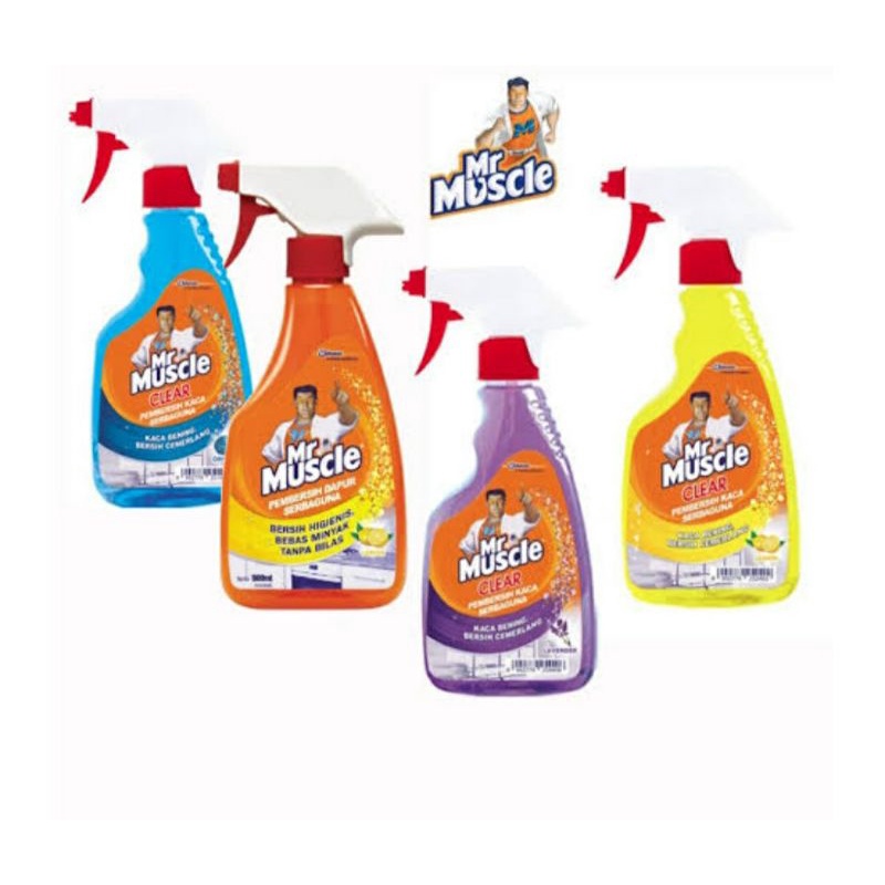 Jual Mr Muscle clear pembersih kaca 500ml ( Spray ) | Shopee Indonesia