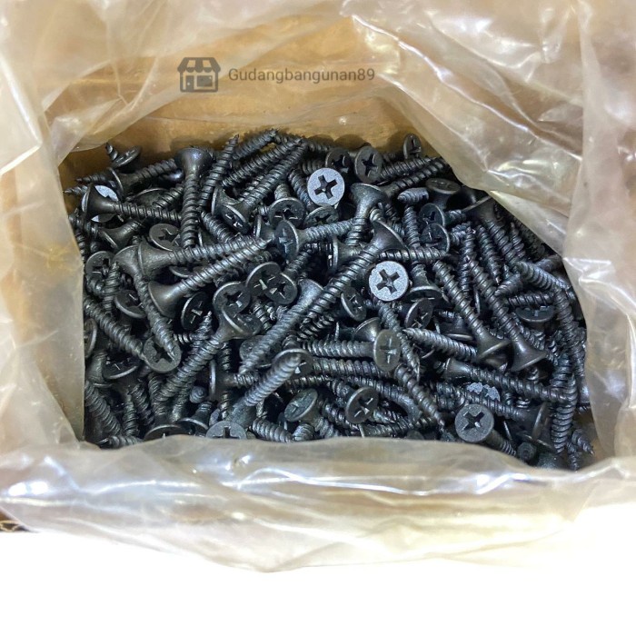 Jual Skrup Gypsum 6 x 1" in Drywall Screw/Sekrup Gipsum Baut Gypsum Per KG - 6x1 | Shopee Indonesia