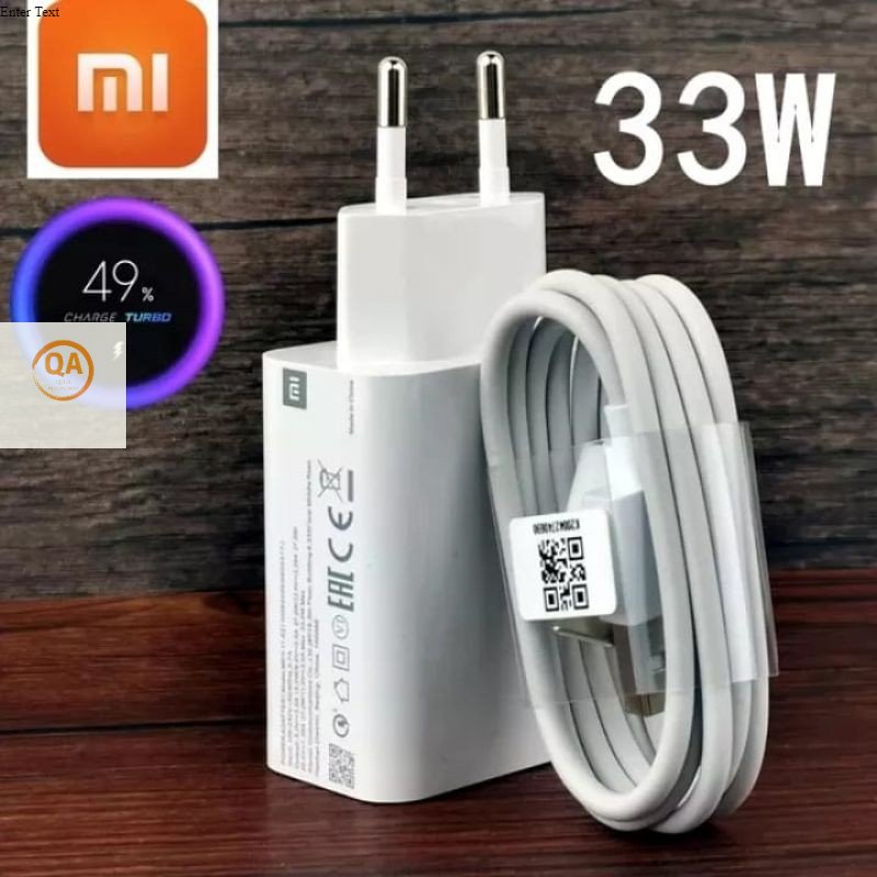 Jual (Bergaransi) Charger Xiaomi 33Watt Type-C Fast Charghing Cocok ...